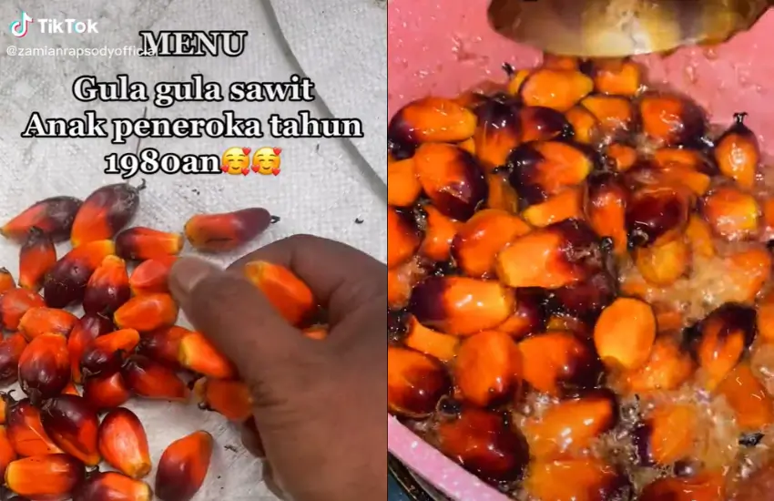 Wow! Lelaki Ini Ajar Cara Masak Gula-Gula Biji Sawit