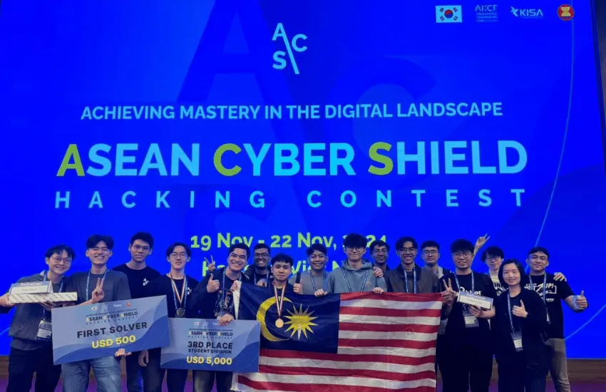 Kontinjen Malaysia Menyerlah Di ASEAN Cyber Shield Hacking Contest 2024